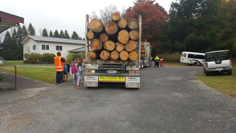 Kids Embrace 'Share the Roads' Logging Campaign | Aztec Forestry ...
